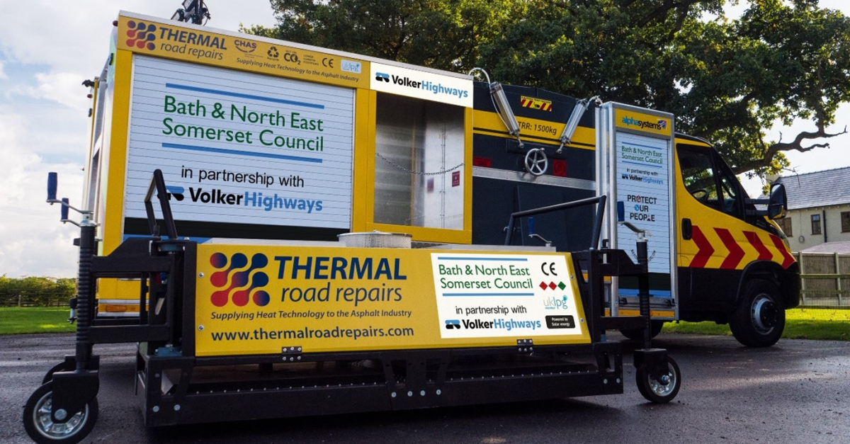 Ultra eco-friendly road repair vehicle joins our fleet | VolkerHighways