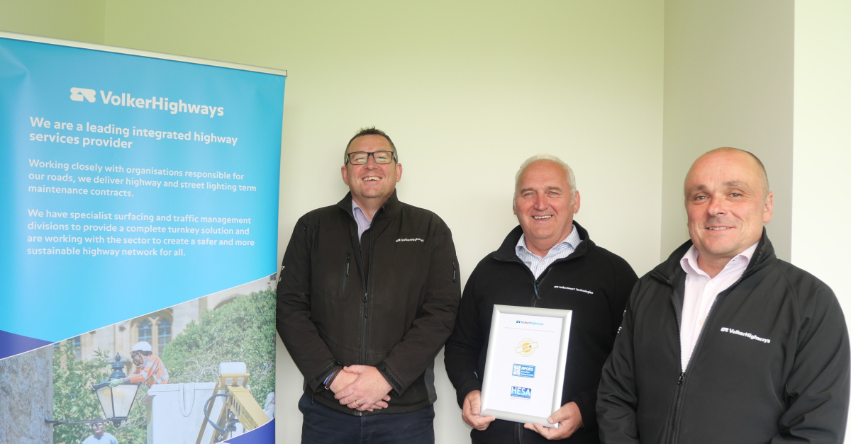Triple accreditation for VolkerHighways | VolkerHighways
